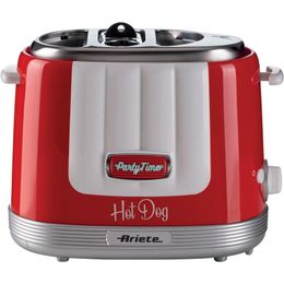 Ariete Hotdog-Maker "206R Party Time rot", rot, B:21cm H:27cm T:16cm, Hot-Dog-Maker