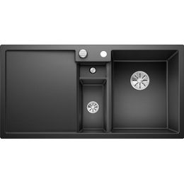 Granitsp&uuml;le Blanco "COLLECTIS 6 S", grau (anthrazit), B:100cm, Verbundwerkstoff, K&uuml;chensp&uuml;len, aus SILGRANIT, inkl. Depot-Schale mit Deckel