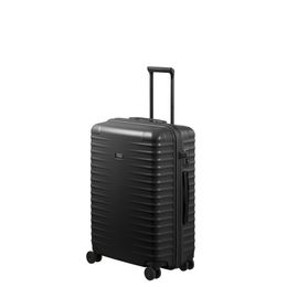 TITAN&reg; Trolley TITAN "UPGRADE Koffer Hartschale", Gr. B/H/T: 50cm x 69cm x 28cm 80 l, schwarz, Polycarbonat, Koffer, mit kratzresistenter Oberfl&auml;che und cleverer Innenaufteilung