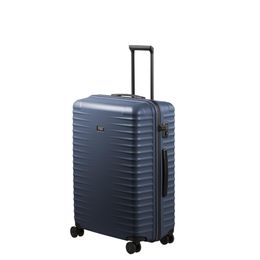 TITAN&reg; Trolley TITAN "UPGRADE Koffer Hartschale", Gr. B/H/T: 52cm x 75cm x 30cm 100 l, blau, Polycarbonat, Koffer, mit kratzresistenter Oberfl&auml;che und cleverer Innenaufteilung