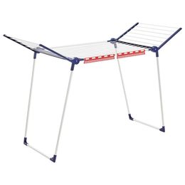 Leifheit Standtrockner Pegasus 180 Solid, Blau, Wei&szlig;, Metall, 157x66x87 cm, klappbar, Haushaltsreinigung, W&auml;schepflege, W&auml;schest&auml;nder