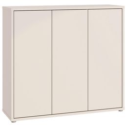 CARRYHOME Schuhschrank Alice Springs, Sand, Kunststoff, 8 F&auml;cher, 109.2x99.1x34.9 cm, Typenauswahl, stehend, Garderobe, Schuhaufbewahrung, Schuhschr&auml;nke