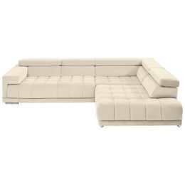 Beldomo Speed Ecksofa, Natur, Beige, Textil, 4-5-Sitzer, Ottomane rechts, L-Form, 326x222 cm, Goldenes M, Typenauswahl, Stoffauswahl, seitenverkehrt erh&auml;ltlich, Hocker erh&auml;ltlich, Wohnzimmer, Sofas & Couches, Wohnlandschaften, Ecksofas