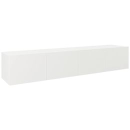 Hom&acute;in Hom`in Lowboard, Wei&szlig;, Holzwerkstoff, 200x36.7x42 cm, h&auml;ngend, Wohnzimmer, Wohnw&auml;nde, Lowboards, Lowboards h&auml;ngend