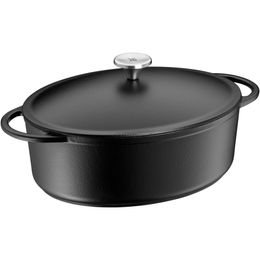 WMF Br&auml;ter, Schwarz, Metall, 5,0 L, oval, backofengeeignet,hitzebest&auml;ndige Griffe, backofengeeignet, Kochen, T&ouml;pfe, Br&auml;ter