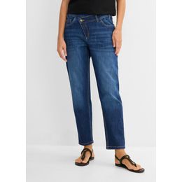 bonprix Mom-Jeans High Waist, blau, Gr.38, Mom-Jeans High Waist, 79% Baumwolle (organic)
