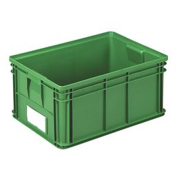 Stapeltransportkasten, LxBxH 650 x 470 x 300 mm, Farbe Gr&uuml;n, VE 3 Stk kaiserkraft
