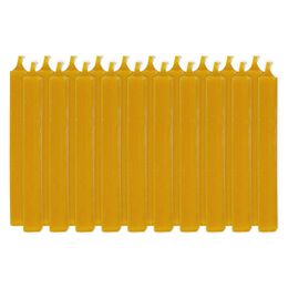 buttinette Reine Bienenwachs-Kerzen, honiggelb, 10 x 1,3 cm, 20 St&uuml;ck