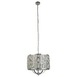 Searchlight H&auml;ngeleuchte "H&auml;ngeleuchte Bijou, 5-flammig", chrom, transparent, 5, &Oslash; 44cm H: 42,5cm, 1 Stk., Leuchten, Glamour&ouml;s, H&auml;ngeleuchte