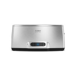 Caso Design Toaster, Schwarz, Chrom, Metall, Kunststoff, 42x20x20 cm, CE, K&uuml;chenger&auml;te, Toaster