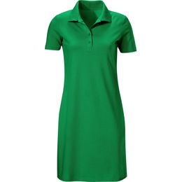 Heine Damen Polokleid in Pikee-Qualit&auml;t gr&uuml;n Gr&ouml;&szlig;e 38