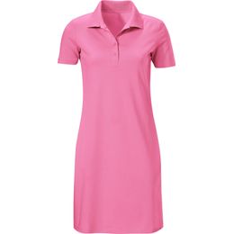 Heine Damen Polokleid in Pikee-Qualit&auml;t pink Gr&ouml;&szlig;e 38