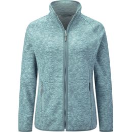 CR&Eacute;ATION L Damen Fleecejacke mit Antipilling-Ausr&uuml;stung mint-jade-bedruckt Gr&ouml;&szlig;e 46