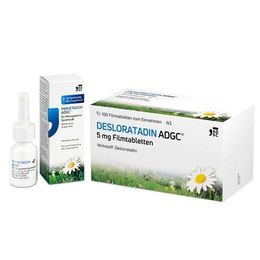 Mometason Adgc 50 &mu;g/Spr&uuml;hsto&szlig; Nasenspray 140 + Desloratadin Adgc 5 mg Filmtabletten 1 St