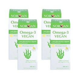 4x Norsan Omega-3 vegan fl&uuml;ssig 100 ml