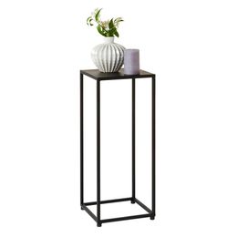 Landscape Blumenst&auml;nder, Schwarz, Metall, 25x60x25 cm, Wohnzimmer, Wohnzimmertische, Blumenst&auml;nder