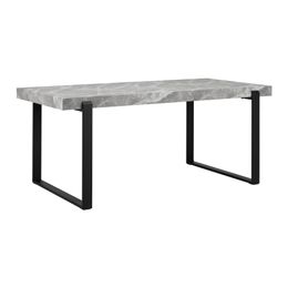 Esstisch Mila Grau MDF Mamoroptik ca. 180/90/76 cm