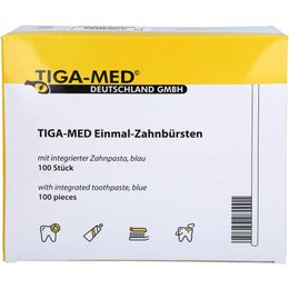 Brinkmann Medical Einmal Zahnb&uuml;rste m.Pasta blau 100 St