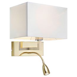 Marksl&ouml;jd Wandleuchte Savoy Messingfarben max. 60 Watt Wandlampe
