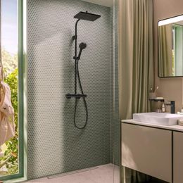 Hansgrohe Activera Q Aufputz-Duschsystem mit Thermostat, 28748670,