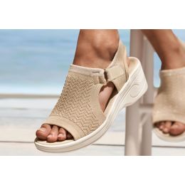 Vivance Damen Sandalette, beige, Gr&ouml;&szlig;e 42