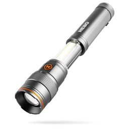 NEBO Akku-LED-Taschenlampe 'Franklin Slide' Aluminium 500 lm
