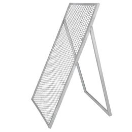 Schubkarren-Durchwurfsieb silber 100 x 60 cm