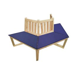 Promadino Baumbank Holz braun 202 x 89 x 90 cm
