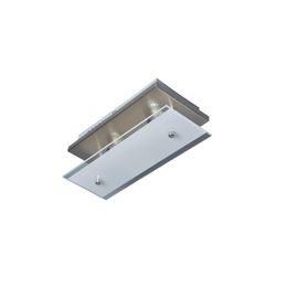 toom Wohnraumstrahler 'Olivia' Metall/Glas 2-flammig 27 x 9 cm