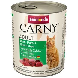 animonda Katzenfutter 'Carny' Adult Rind, Pute, Kabeljau 800 g