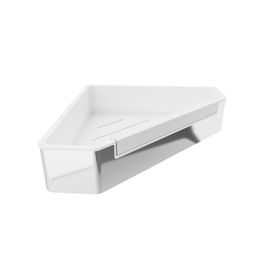 Breuer Duschkorb f&uuml;nfeckig mit Glasabzieher 22,0 x 22,0 x 5,3 cm