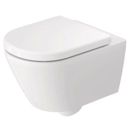 Duravit Wand-WC sp&uuml;lrandlos 'D-Code' inklusive WC-Sitz wei&szlig;