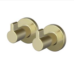 Lenz Handtuchhaken 'Juna' &Oslash; 35 mm gold 2er-Set