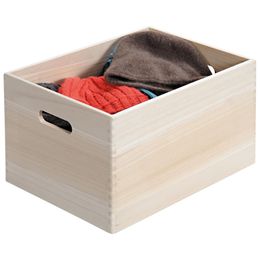 Kesper Holzkiste naturfarben 23 x 39 x 29 cm