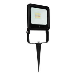 toom LED-Wandfluter schwarz mit Erdspie&szlig; 14,7 x 13,8 cm 24 W 1800 lm