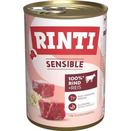 Rinti Hundefutter 'Sensible' Rind Reis 400 g