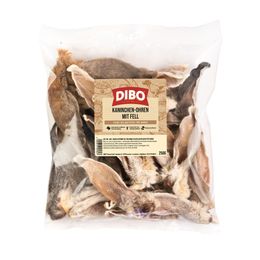 DIBO Kaninchen-Ohren mit Fell 250 g