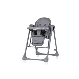 Chipolino Hochstuhl Master Class 2 in 1 elektrisch Babyschaukel Fernbedienung dunkelgrau