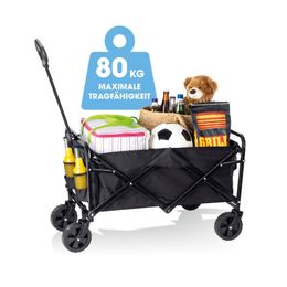 Easy Maxx EASYmaxx Bollerwagen faltbar schwarz