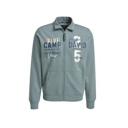 CAMP DAVID Sweatjacke Zip grau Gr.XL