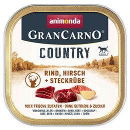 animonda Hundefutter 'granCarno' Rind Hirsch R&uuml;be 150 g