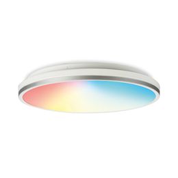 toom LED-Deckenleuchte 'Alva' wei&szlig; &Oslash; 35 cm