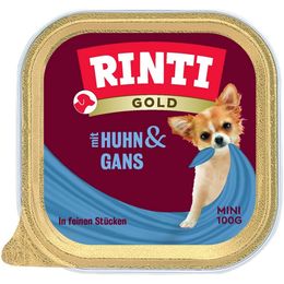 Rinti Hundefutter 'gold' Huhn Gans 100 gMini