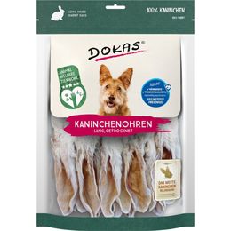 Dokas Hundefutter Kaninchenohren mit Fell 180 g