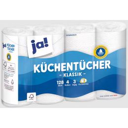 Ja! K&uuml;chent&uuml;cher 3-lagig 4 x 128 Blatt