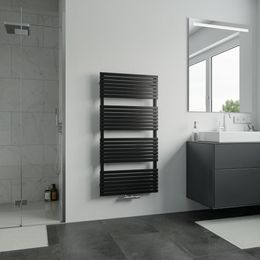 XIMAX Badheizk&ouml;rper 'P2 Slim' mattschwarz 118,5 cm x 60 cm