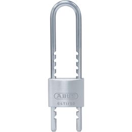 Abus Vorh&auml;ngeschloss '64TI/50HB60-150 Titalium ' silbern 5 x 7,7 x 1,7 cm