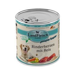 LANDFLEISCH Hundefutter 'Classic' Rinderherz mit Reis 800 g