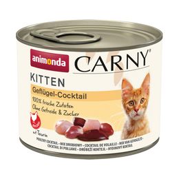 animonda Katzenfutter 'Carny' Kitten Gefl&uuml;gel-Cocktail 200 g