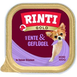 Rinti Hundefutter 'gold' Ente Gefl&uuml;gel 100 g